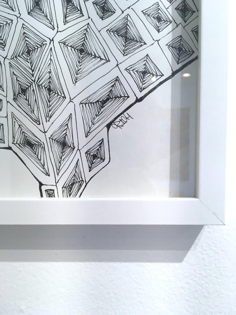 Clarence Rich - Maelstrom Drawing 2, Black and White Ink on Paper ...