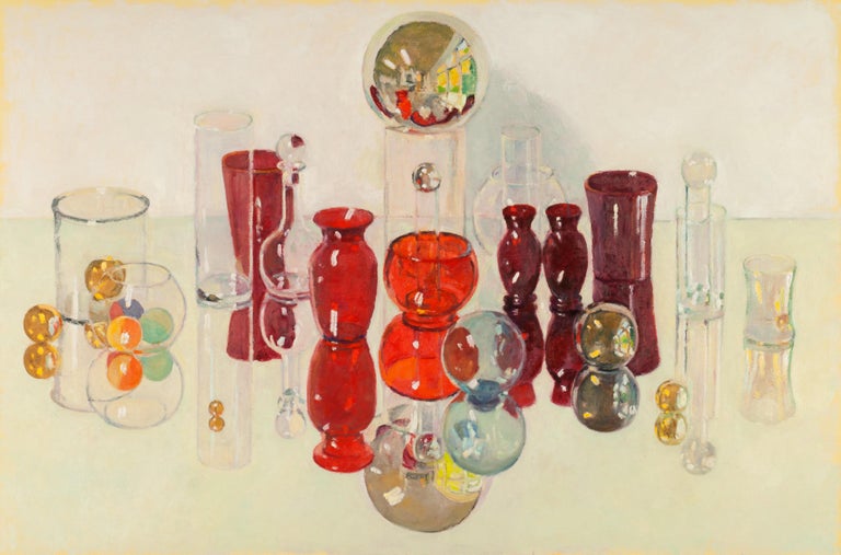 David Summers - Happy Still Life (Red Standing) For Sale at 1stDibs