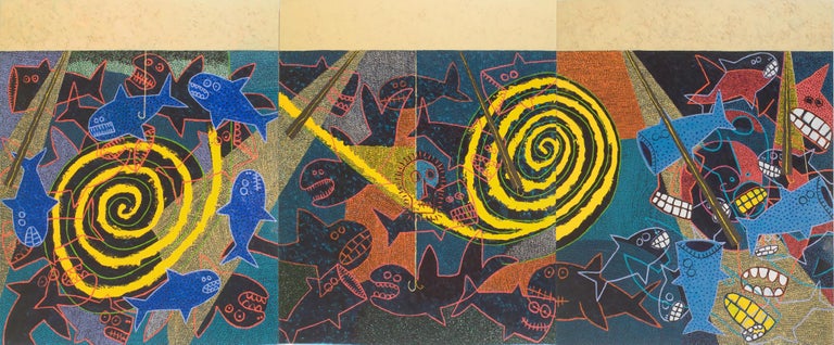 Russ Warren - Night Fishing at Mom's For Sale at 1stDibs | russ warren ...