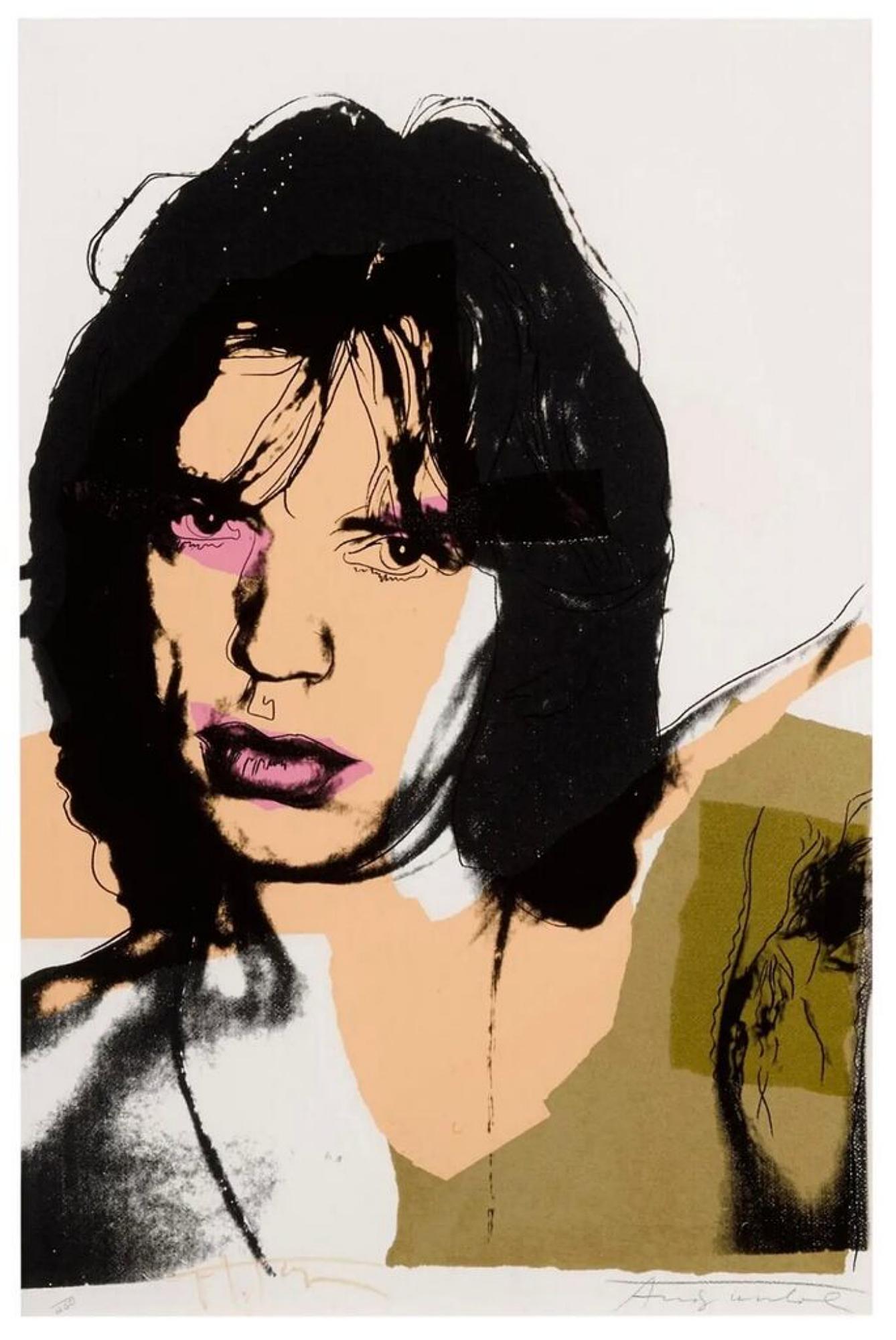 Andy Warhol - Mick Jagger For Sale at 1stDibs