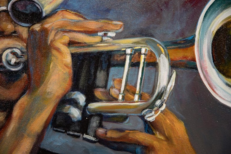 Dennis K. Smith - "Solo Trumpet" Male, Instrument, Colors, Figurative ...