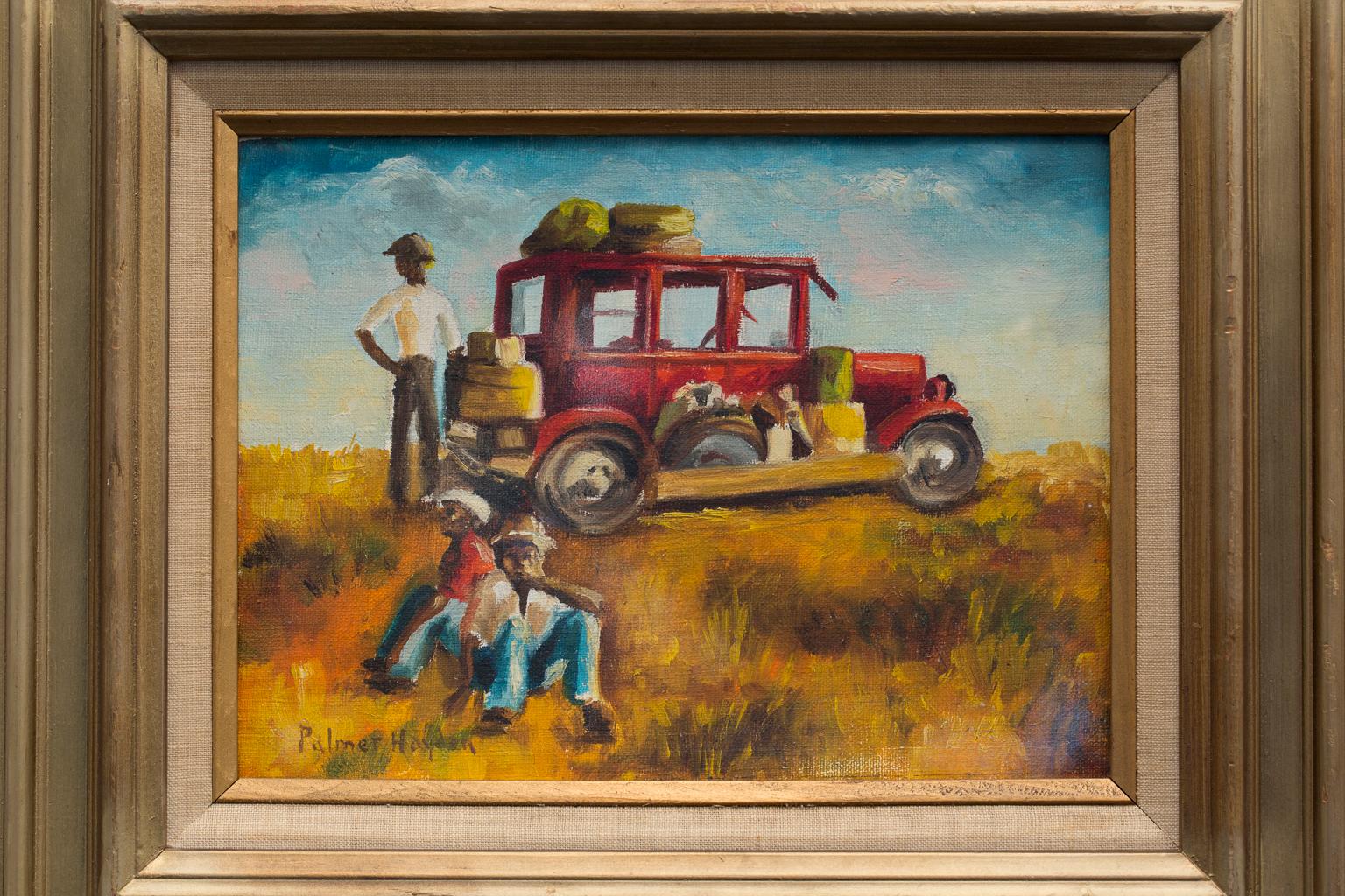 Palmer Hayden - "Road Trip" Ethnic, Urban, Genre, Oil, Regionalism ...
