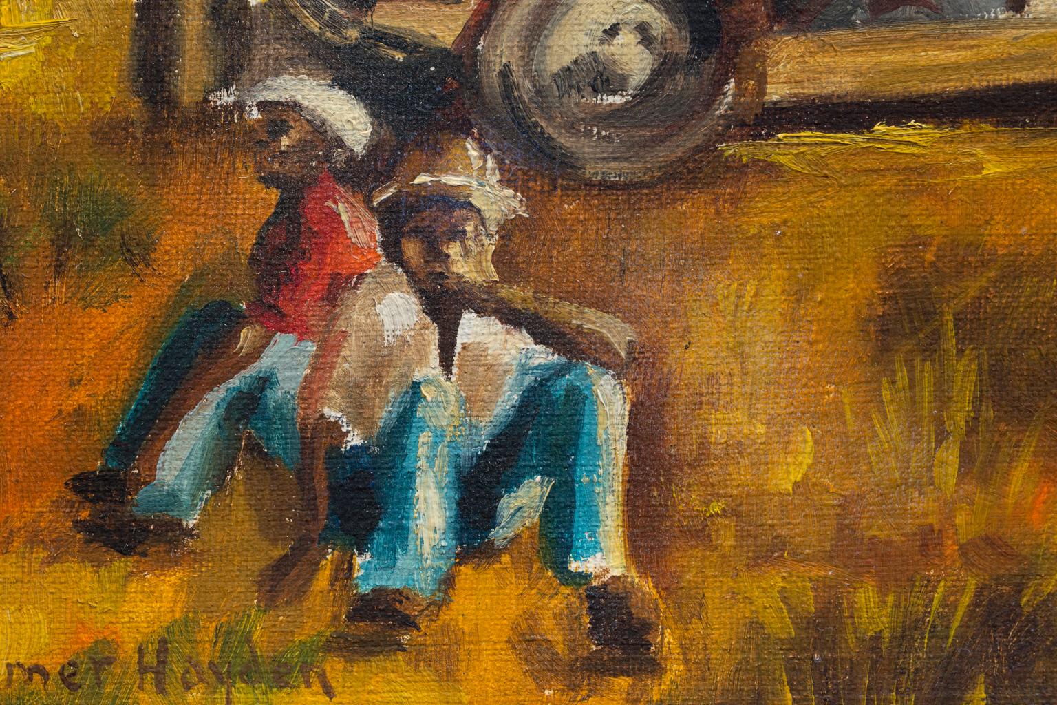 Palmer Hayden - "Road Trip" Ethnic, Urban, Genre, Oil, Regionalism ...