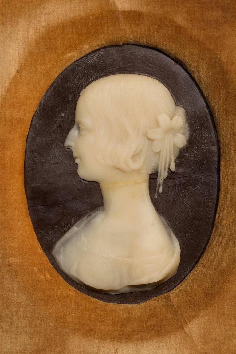 Richard Cockle Lucas - "Crawford Women", 19th Century Wax Relief ...
