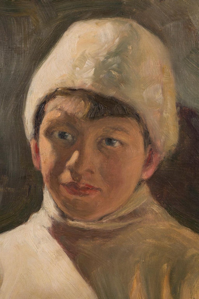Eliel Saarinen - "Portrait of a Young Eero Saarinen", Painted By His ...