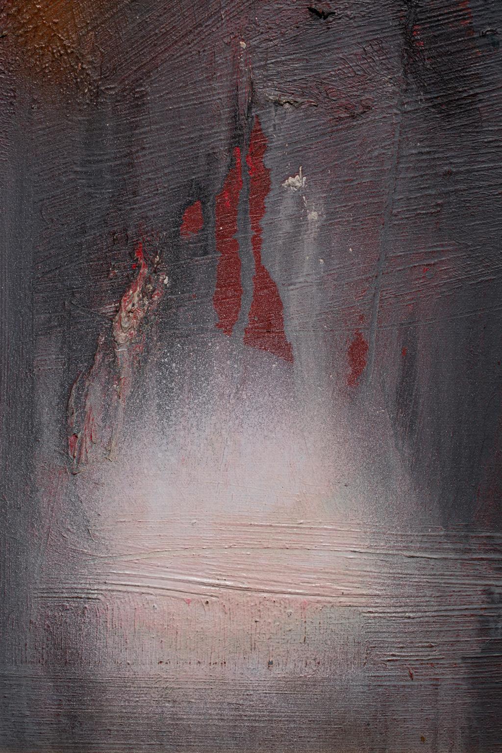 Merton Simpson - "Nightscape" Deep Blues and Black, Oil on Canvas For ...