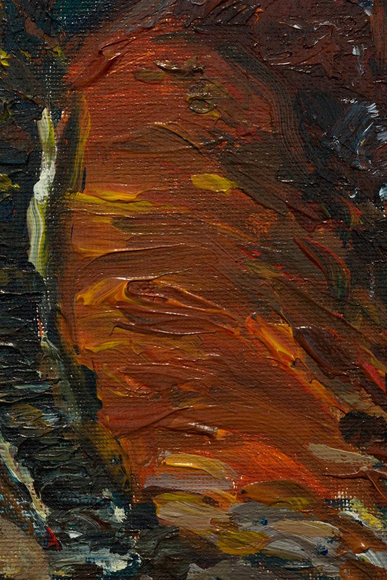 Bryant TIllman - "Pork Chop and Corn" Acrylic on Canvas, Colors, Still ...