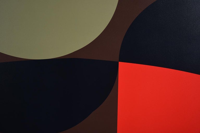 Jeff Bourgeau - "Color Forms" Bold Color Abstract Acrylic on Canvas For ...