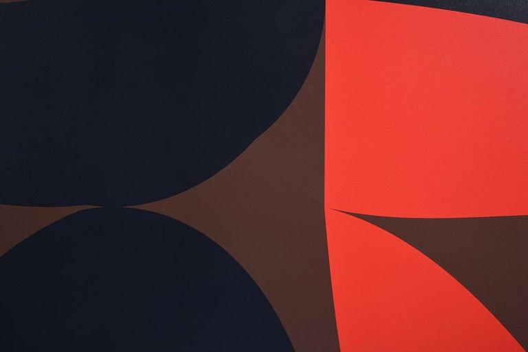 Jeff Bourgeau - "Color Forms" Bold Color Abstract Acrylic on Canvas For ...