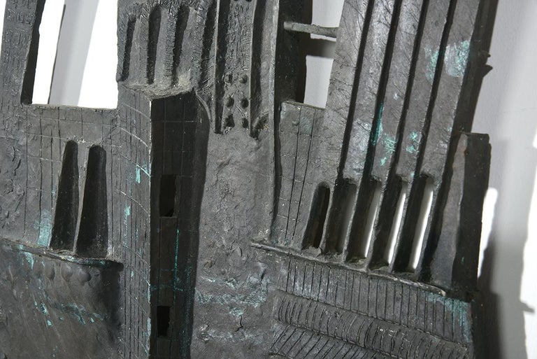 Morris Brose 1 - "Roma II" Abstract Bronze Sculptural Wall Hanging For ...
