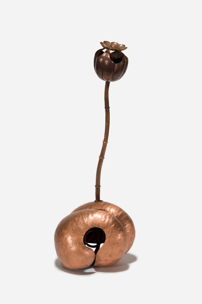 Kai Wolter - "Cephalic" Hammered Copper, Organic Shape, Naturalistic ...