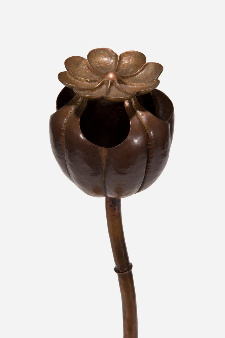 Kai Wolter - "Cephalic" Hammered Copper, Organic Shape, Naturalistic ...