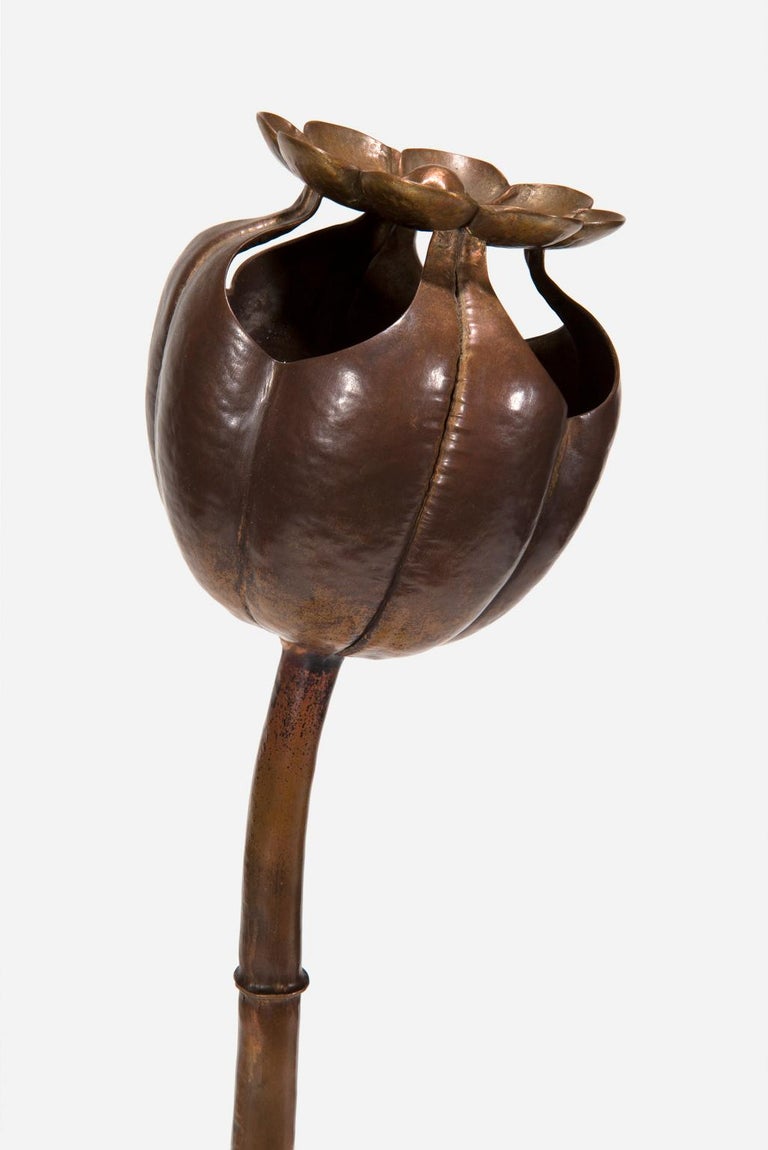 Kai Wolter - "Cephalic" Hammered Copper, Organic Shape, Naturalistic ...