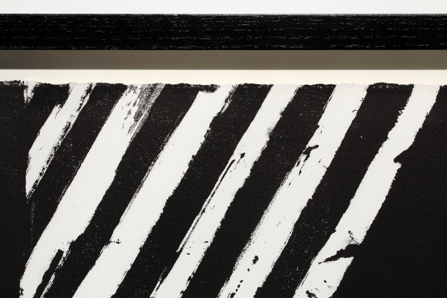Gordon Newton - "Untitled #5" Hand Printed Black and White Lithograph ...