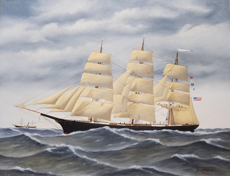 R. Jordan - The Formosa A Ship At Sea signed by R. Jordan at 1stDibs