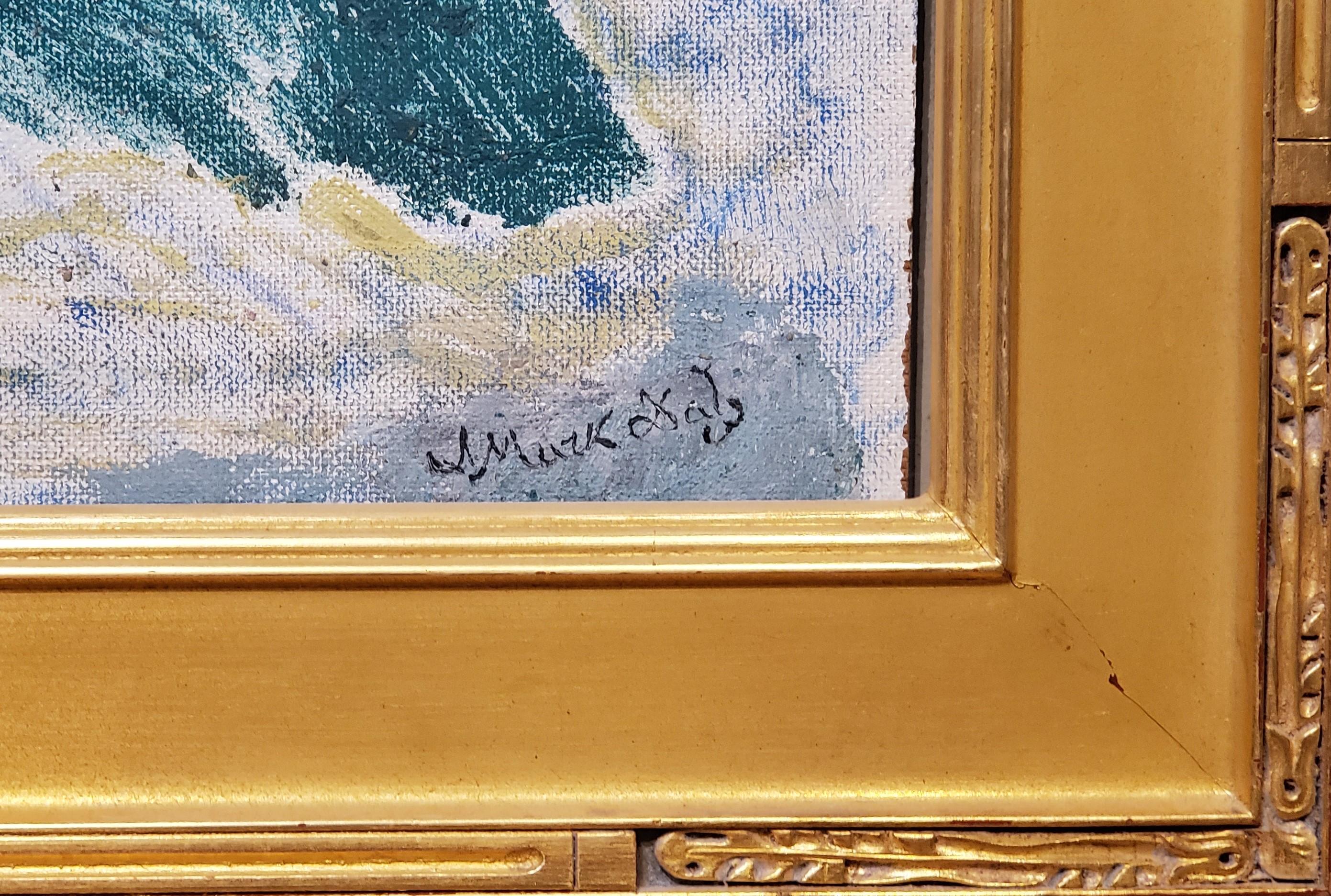 Abraham Datz - In Depth Of My Mind an Abstract Oil Painting by Abraham ...