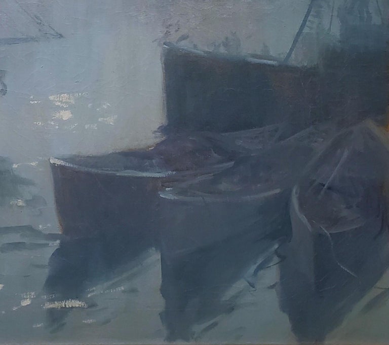 Cesare A. Ricciardi - Gloucester Harbor view at Twilight dated 1923 at ...