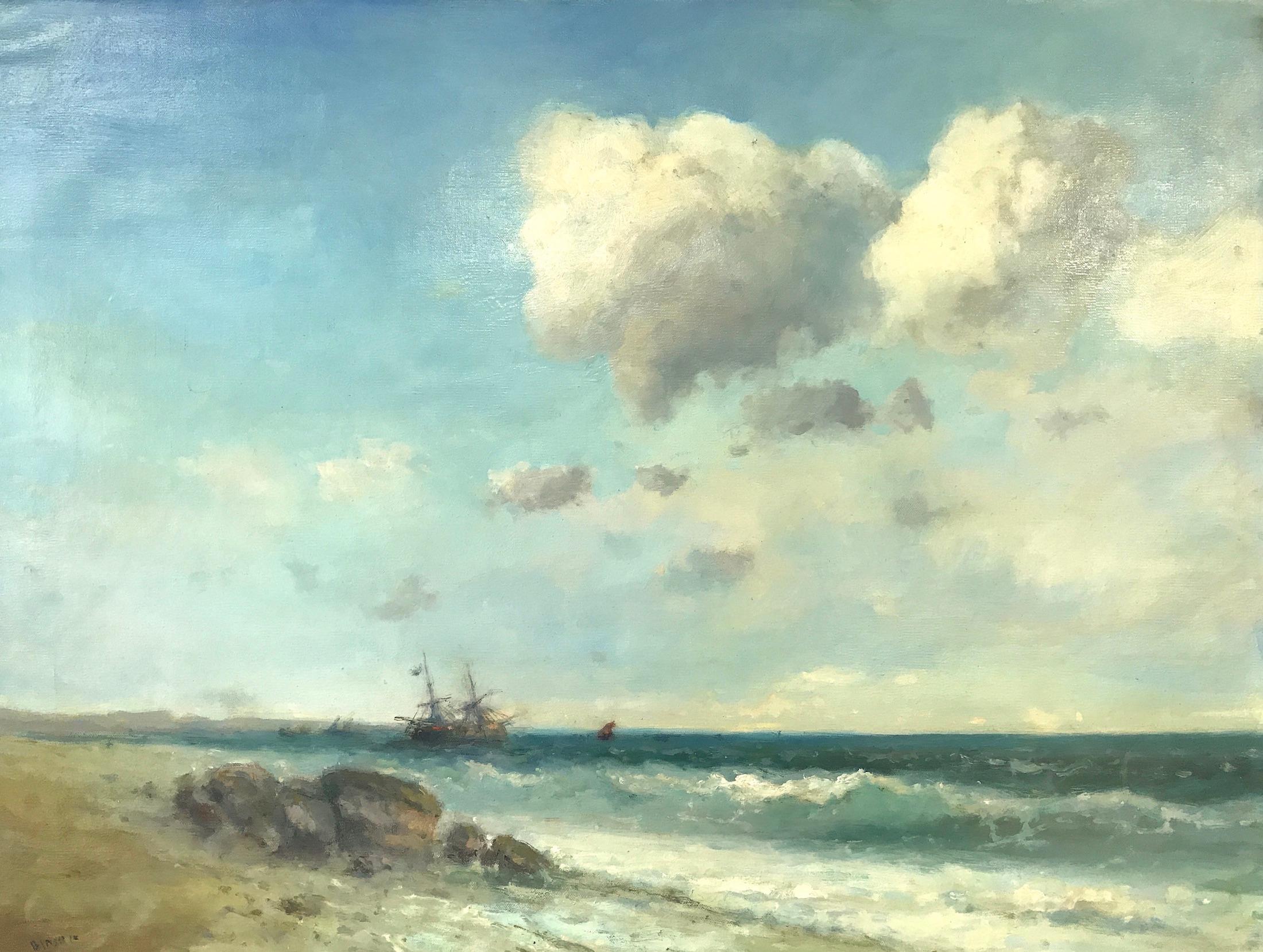 Paul Pascal - Antique French Impressionist Oil Painting, "Winter in ...