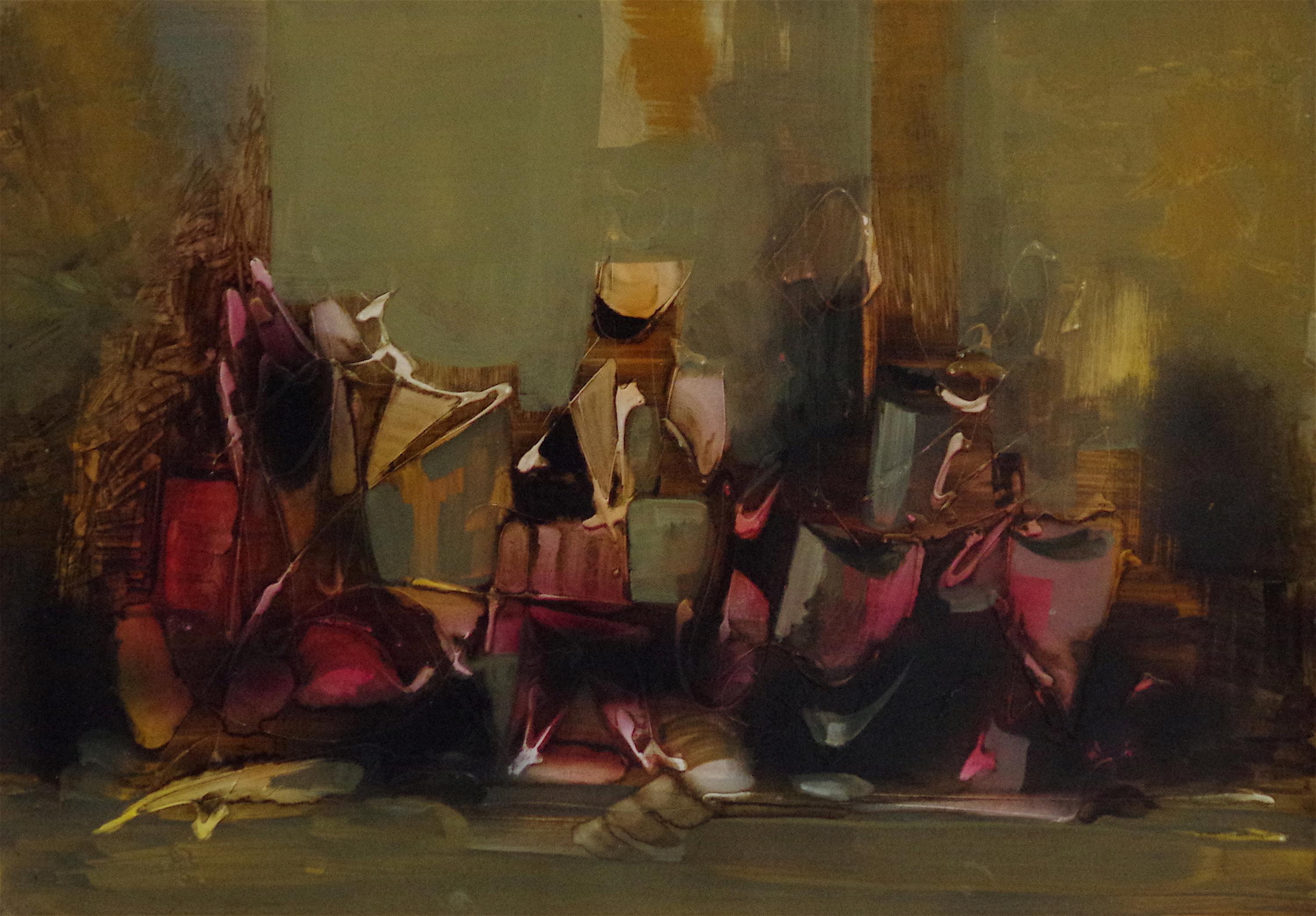 Maurice Verrier - Miro/Klee Style Abstract For Sale at 1stDibs