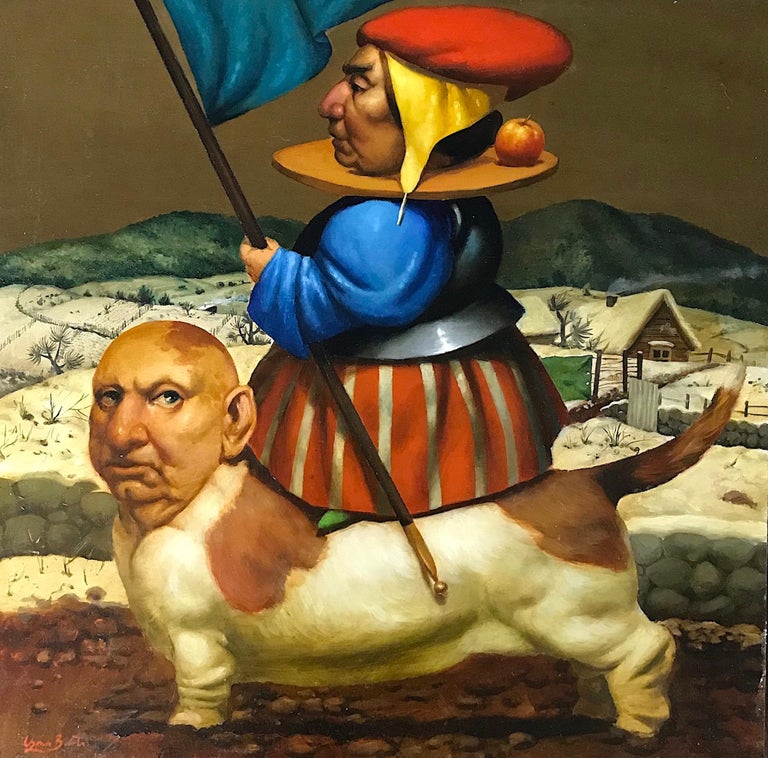 Ashot Yan - Winter Rhapsody, Surrealism, Original oil Painting ...