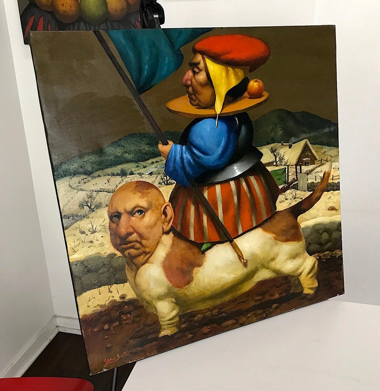 Ashot Yan - Winter Rhapsody, Surrealism, Original oil Painting ...