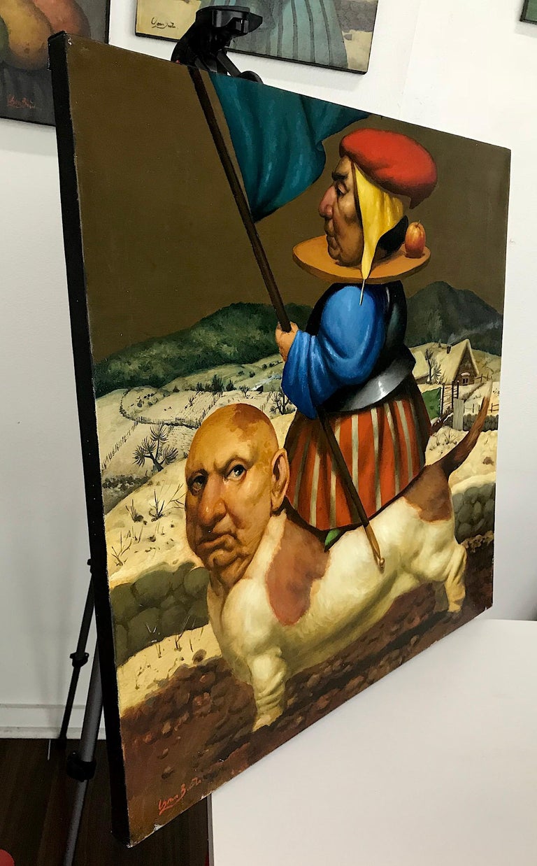 Ashot Yan - Winter Rhapsody, Surrealism, Original oil Painting ...