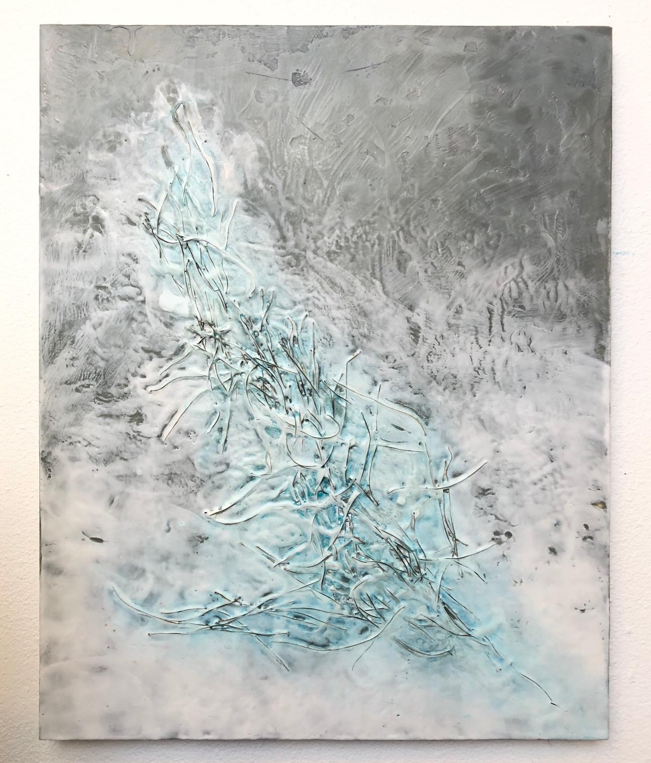 Jim Inzero - Turquoise Waters - Encaustic Seascape Painting For Sale at ...