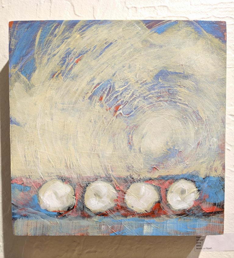 Helen Bellaver - Four- Geometric Abstract Expressionist Acrylic ...