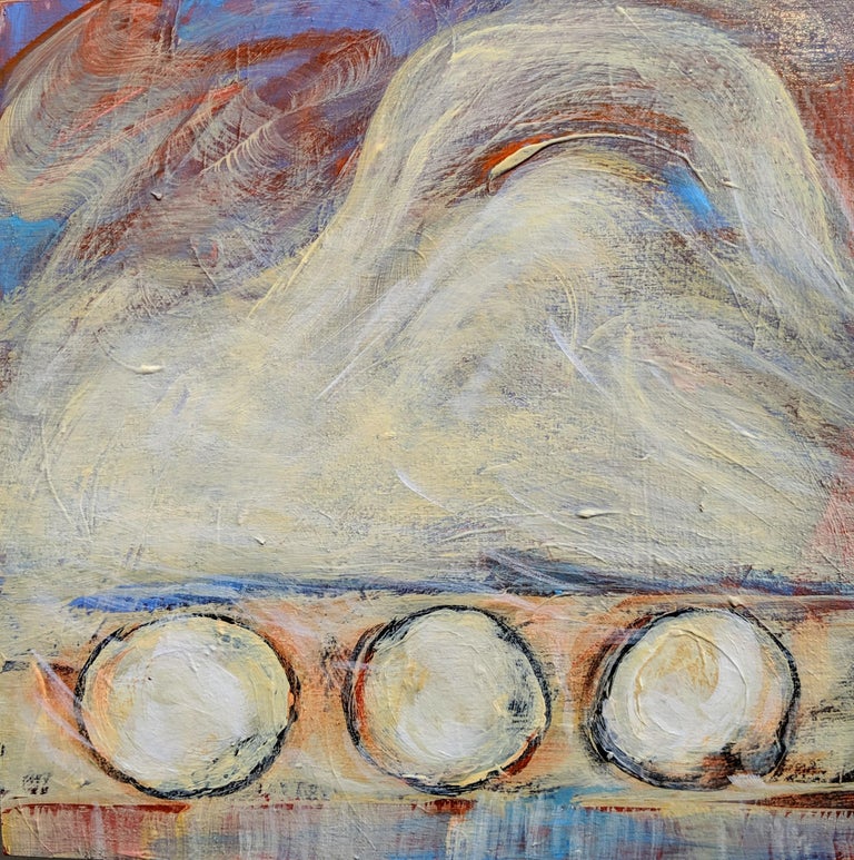 Helen Bellaver - Three - Geometric Abstract Expressionist Acrylic ...