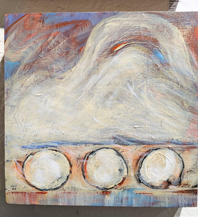 Helen Bellaver - Three - Geometric Abstract Expressionist Acrylic ...
