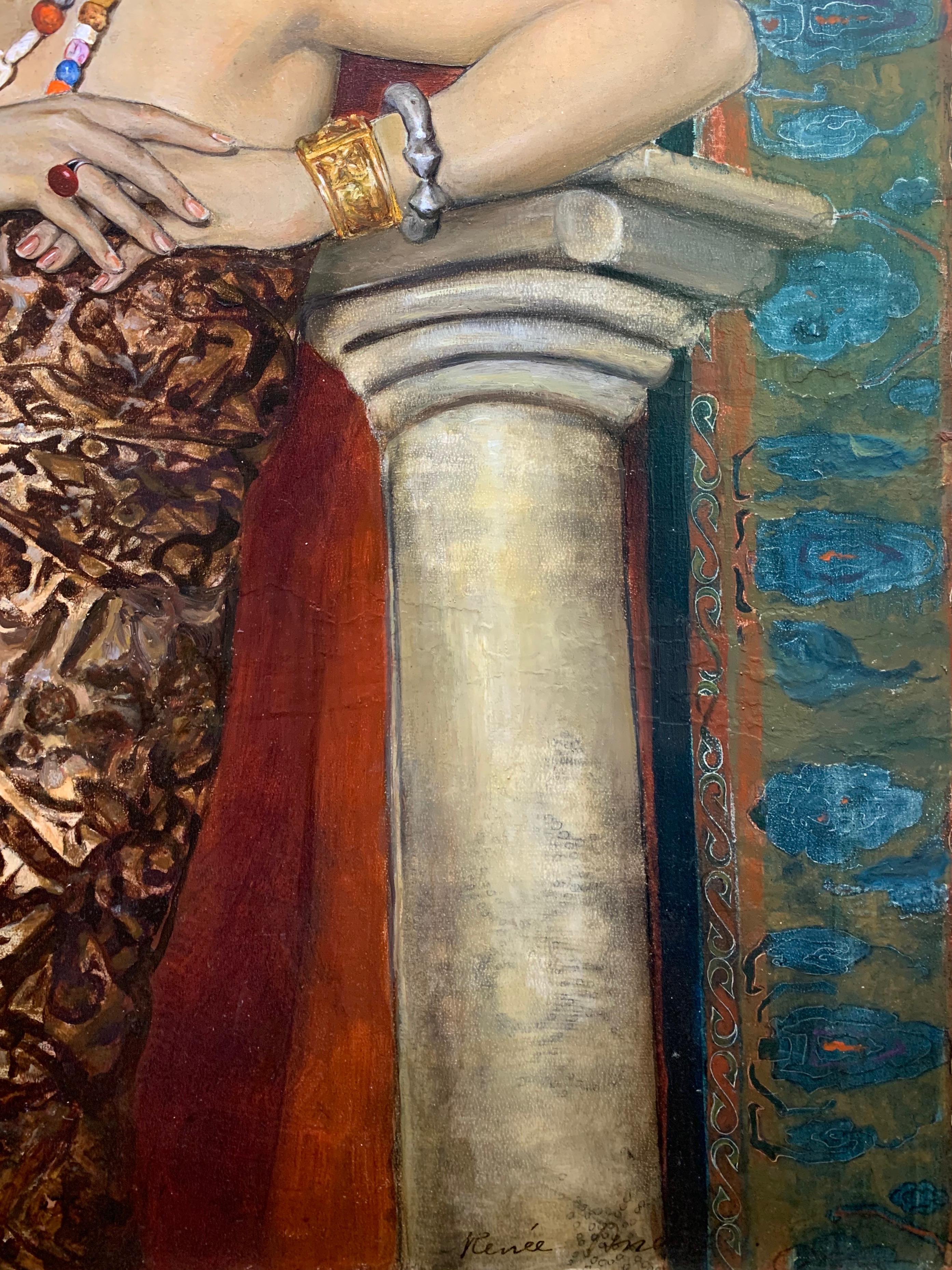 Renée Andre - 1920s Realist Portrait of HELENE SARDEAU American Art ...