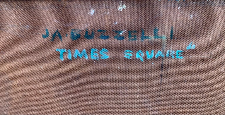 Joseph Buzzelli - Mid-century Abstract Expressionist NYC Street Scene ...