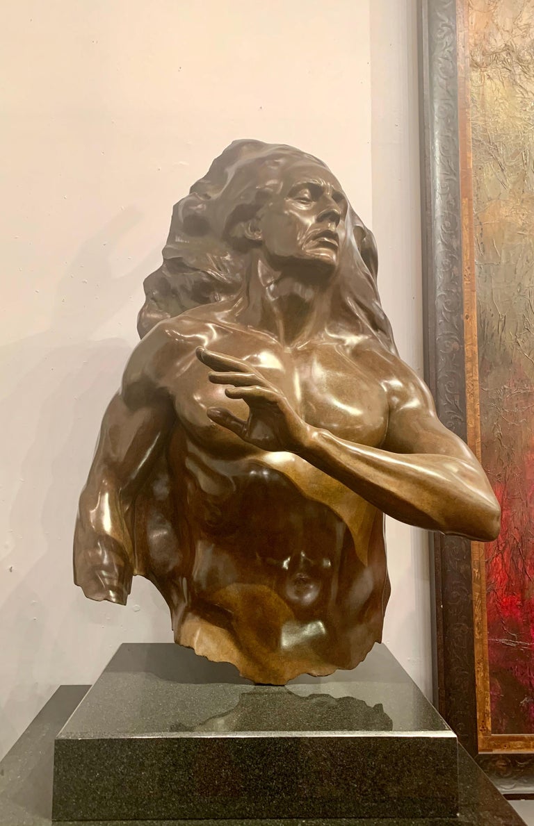 Frederick Hart - "Adam Fragment", Frederick Hart, Bronze Sculpture ...