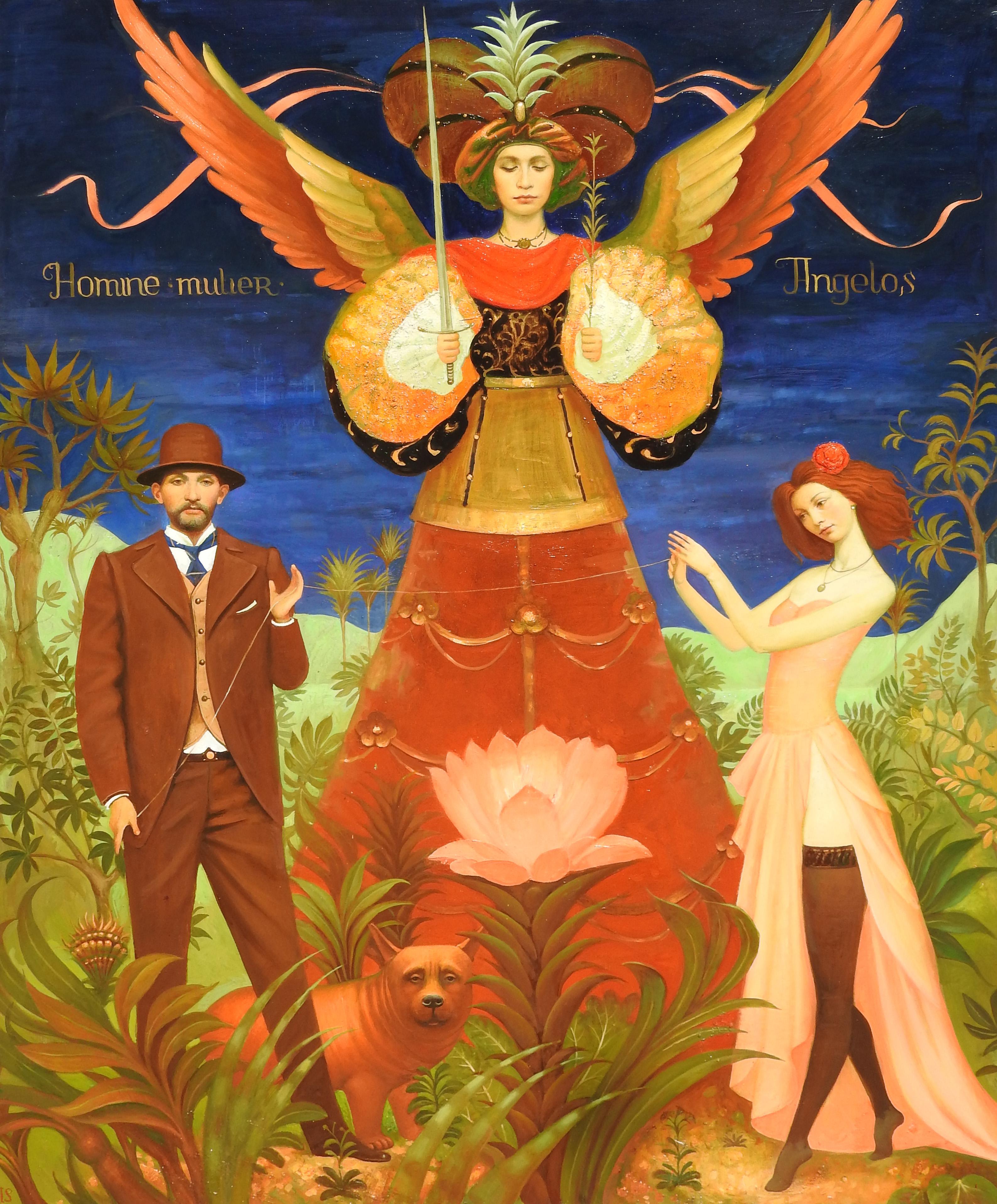 Peter Kolin - Atlantis, Large Surrealist Oil Painting. Viennese ...