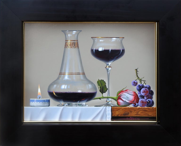 Javier Mulio - "Personal Touch", Javier Mulio, Oil on Board, Realistic ...