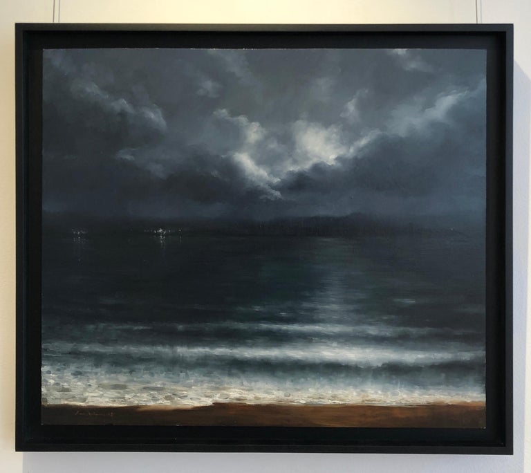 Rainer Andreesen - Rainer Andreesen, "Winter Sky", dark seascape with ...
