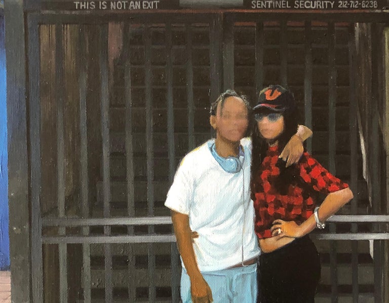 David Desimone - DAVID DESIMONE, "BFFs" realist NYC subway oil painting ...