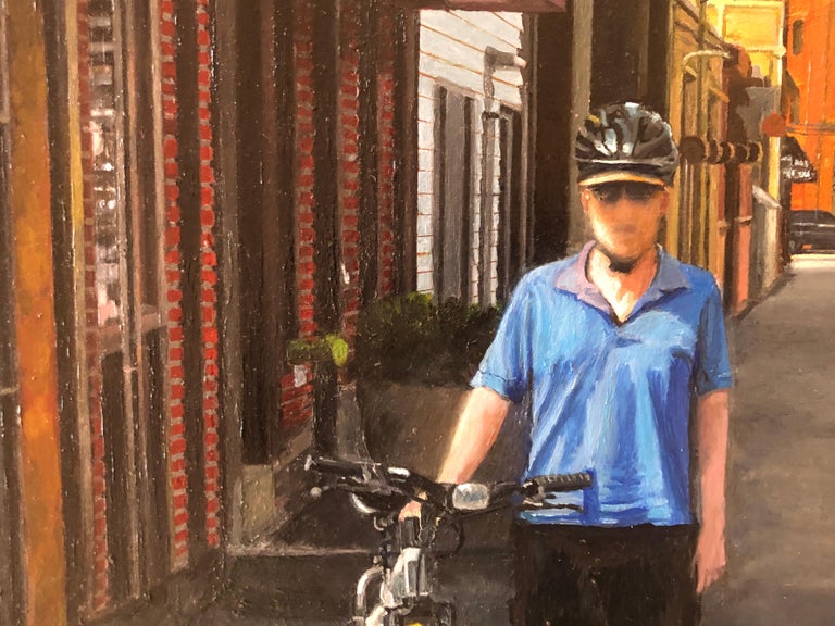 David Desimone - DAVID DESIMONE, "LIC Bar" oil on panel, American ...