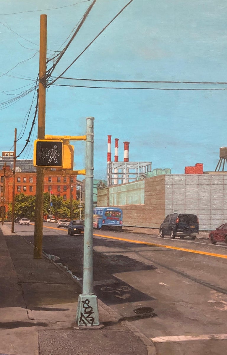 David Desimone - DAVID DESIMONE, "LIC Bar" oil on panel, American ...