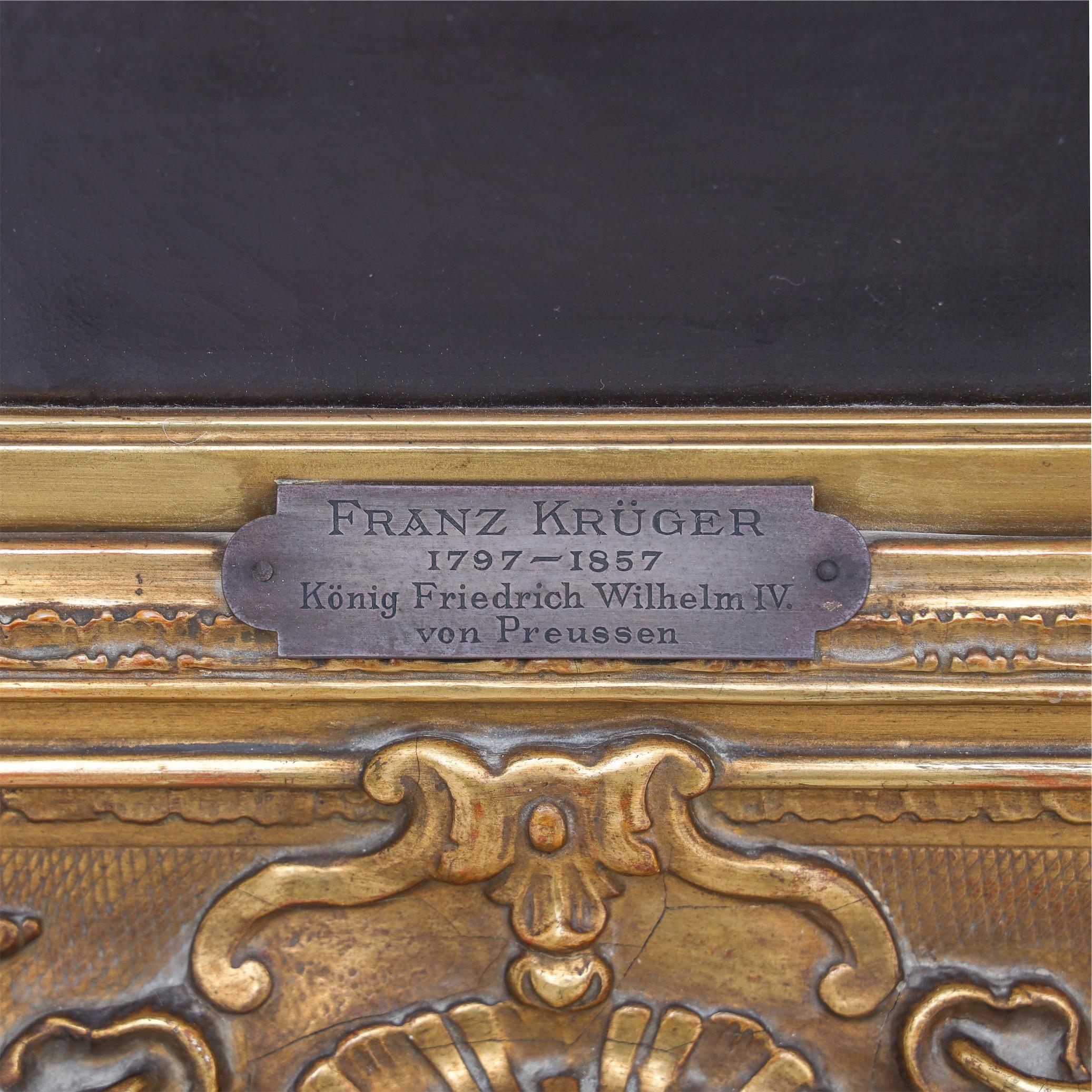 Franz Krüger - Franz Krüger, Portrait of King Frederick William IV ...