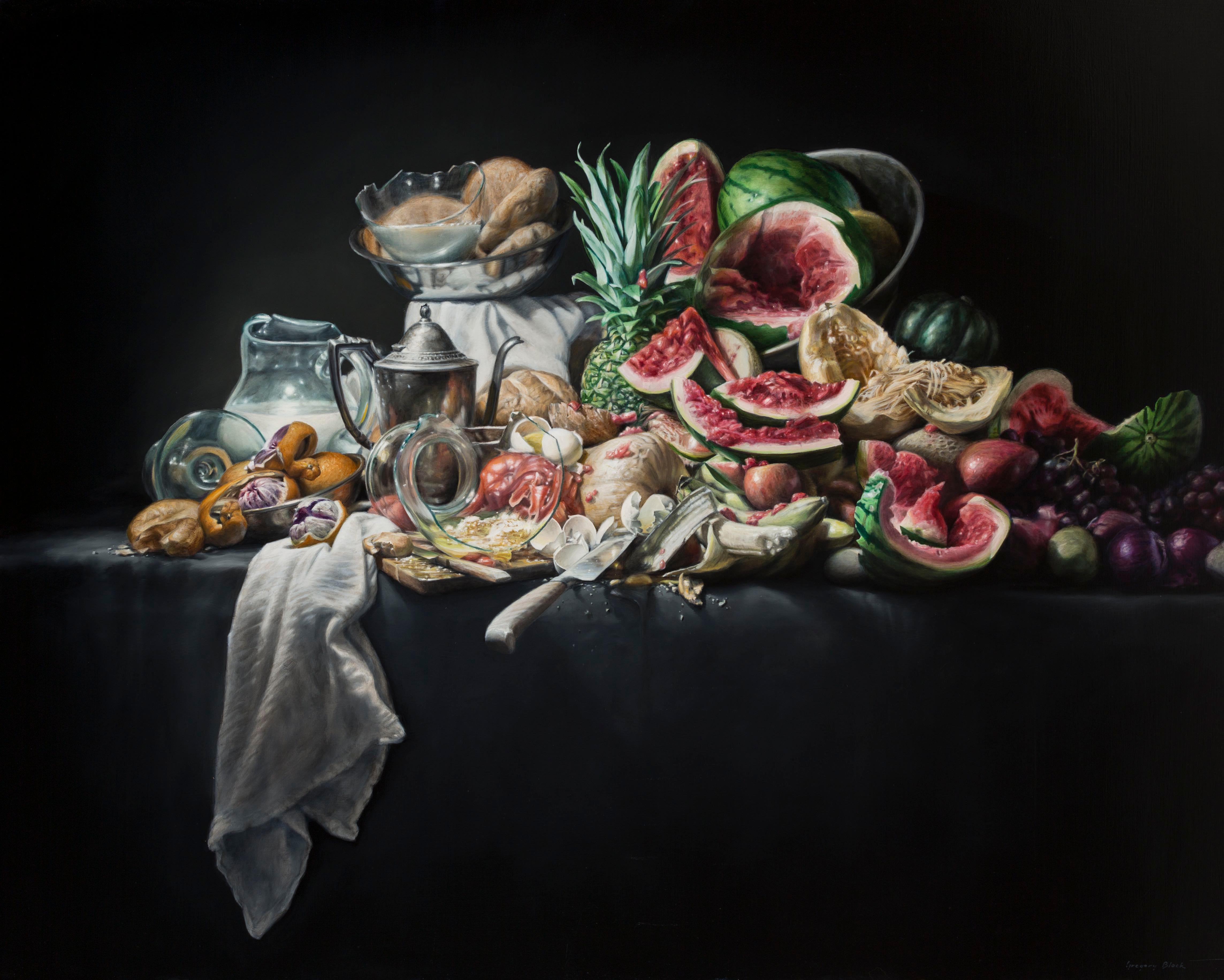 Gregory Block - Strawberry Fields, Oil Painting at 1stDibs