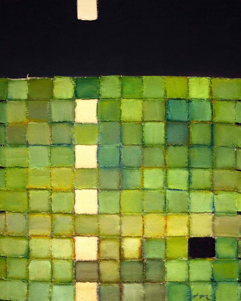 John McCaw - "Down the Line" Mixed Media Art Painting For Sale at 1stDibs