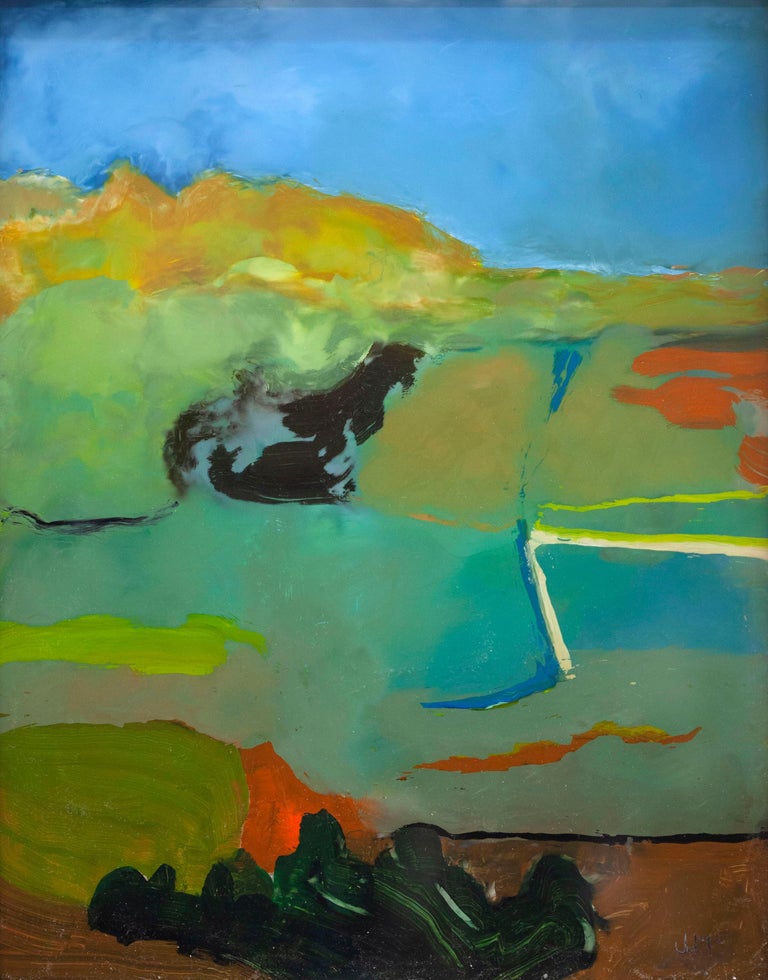 John McCaw - "Blue Skies" Acrylic Painting For Sale at 1stDibs