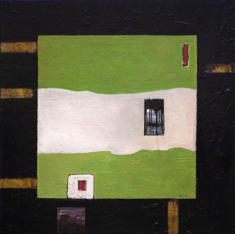 John McCaw - "Time Capsule" Mixed Media Painting For Sale at 1stDibs