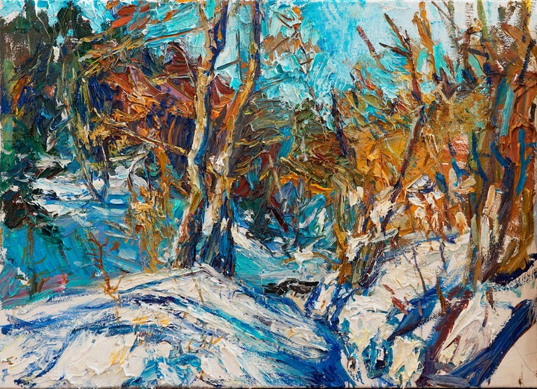 Ulrich Gleiter - "First Days of Spring" Oil Painting at 1stDibs