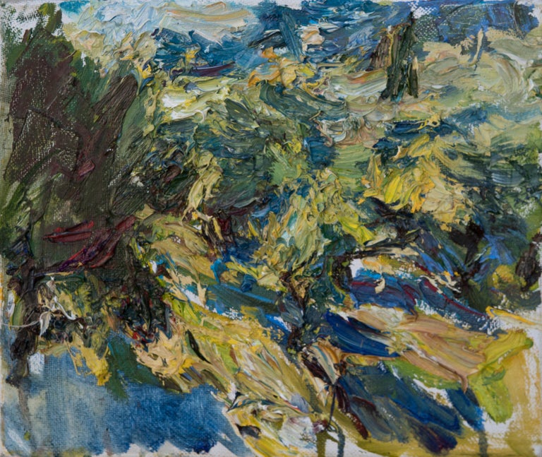 Ulrich Gleiter - "Olive Orchard (Croatia)" Oil painting For Sale at 1stDibs