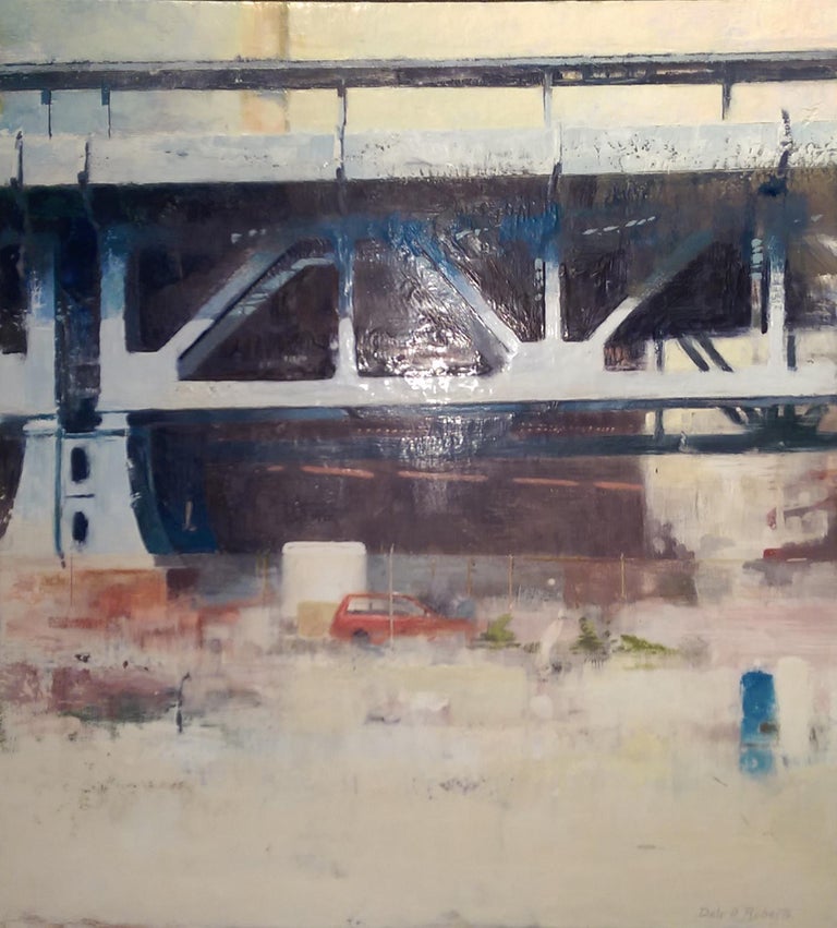 Dale O Roberts - "BF Footnote" Encaustic painting For Sale at 1stDibs