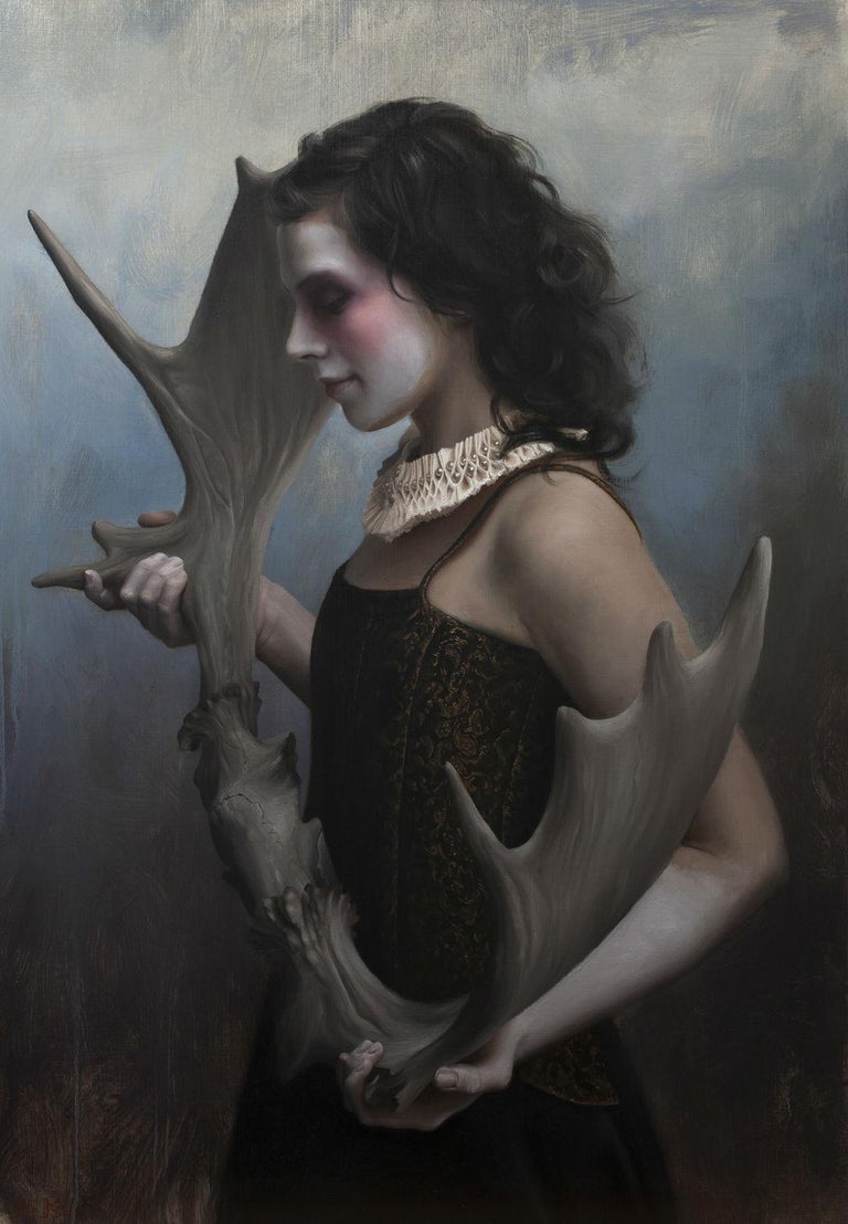 David Gluck and Katherine Stone - "The Ritual" Oil Painting For Sale at 1stDibs