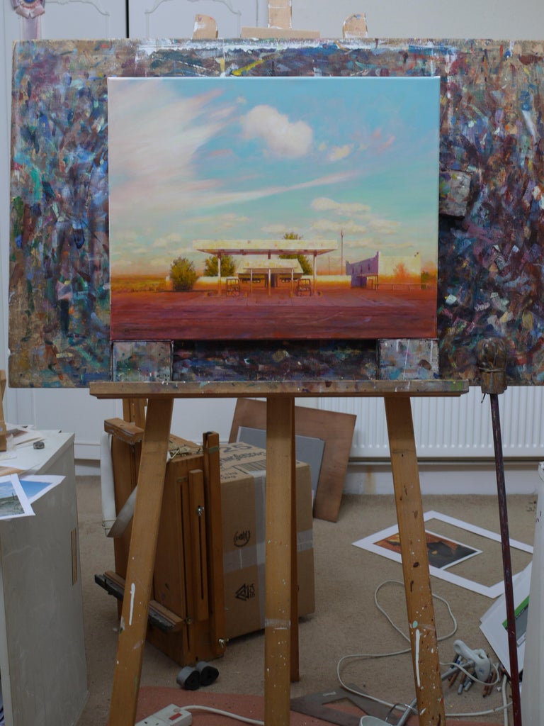 Mark Harrison - "Chambers" Oil Painting For Sale at 1stDibs