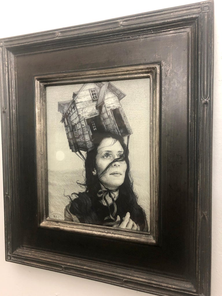 Mary Carroll - Drawing Graphite « Moonrise » en graphite En vente sur ...